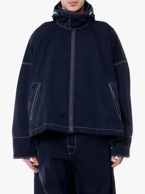 Bottega Veneta Hooded Jacket With Drawstring Hem