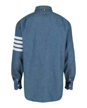 Thom Browne 4-bar Long Sleeved Shirt