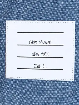 Thom Browne 4-bar Long Sleeved Shirt