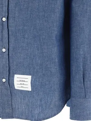 Thom Browne 4-bar Long Sleeved Shirt