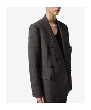 Coperni Double-breasted Tailored Jacket With Notch Lapel And Buckle Detail