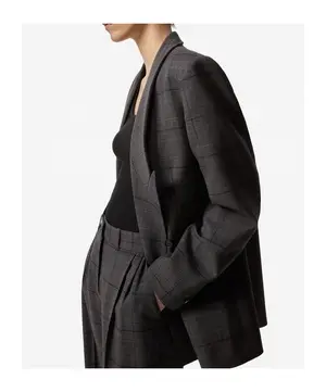 Coperni Double-breasted Tailored Jacket With Notch Lapel And Buckle Detail