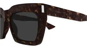 Saint Laurent Rectangular Sunglasses - Black