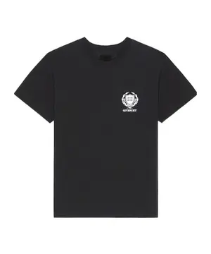 Givenchy Crest Logo Embroidered T-shirt