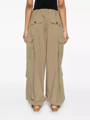 P.a.r.o.s.h Cargo Pants With Drawstring Waist - Green