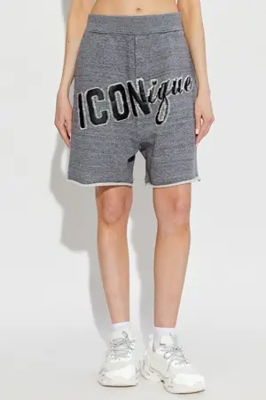 Dsquared2 Wide Leg Shorts With 'iconique' Print