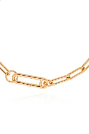 Tory Burch 18kt Gold-plated Logo Bracelet - Yellow