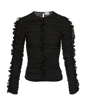 Magda Butrym Long Sleeve Blouses