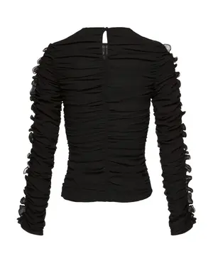 Magda Butrym Long Sleeve Ruched Top