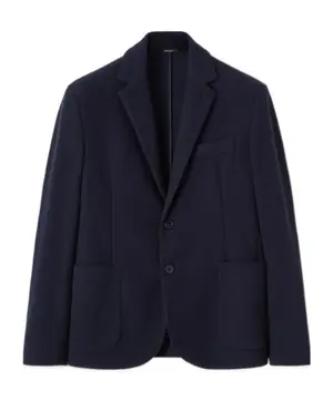 Loro Piana Single-breasted Jacket - Navy