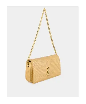 Saint Laurent Kate Shoulder Bag - Beige