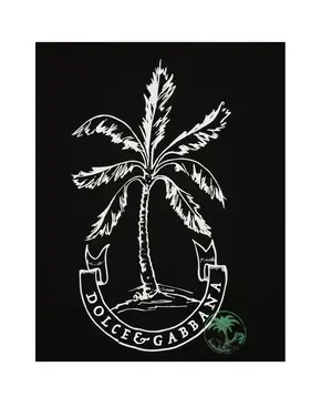 Dolce & Gabbana Dolce Gabbana Banano Printed Crewneck T-shirt