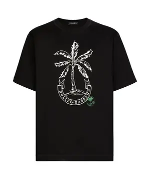 Dolce & Gabbana Dolce Gabbana Banano Printed Crewneck T-shirt - No