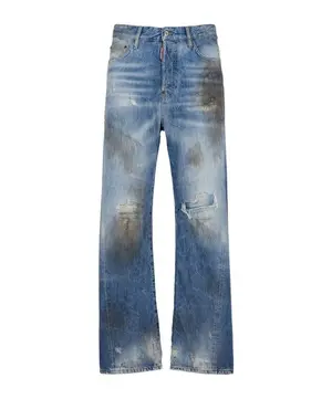 Dsquared2 Light Dirty Wash Loose Twist Jeans