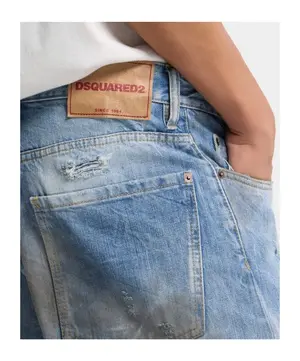 Dsquared2 Light Dirty Wash Loose Twist Jeans