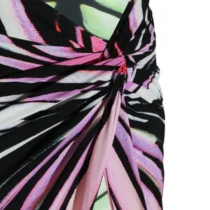 Roberto Cavalli Ruched Printed Skirt