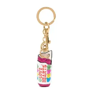 ANYA HINDMARCH Metal Chain And Logo Keychain - Multicolor