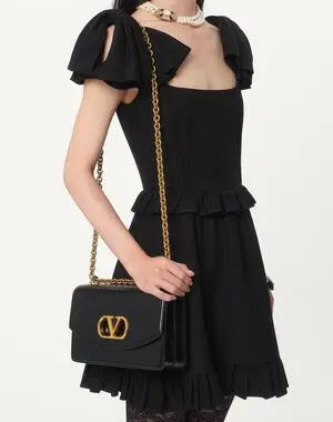 Valentino Garavani Bow Detail Mini Dress