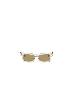 Saint Laurent Full-rim Rectangular Sunglasses - Green
