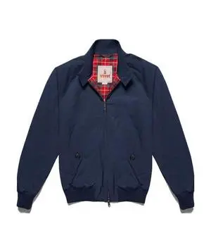 BARACUTA G9 Harrington Zip-up Bomber Jacket - Blue