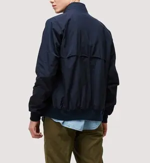 BARACUTA G9 Harrington Zip-up Bomber Jacket - Blue