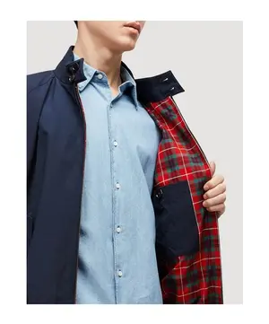 BARACUTA G9 Harrington Zip-up Bomber Jacket - Blue