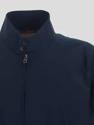 BARACUTA G9 Harrington Zip-up Bomber Jacket - Blue