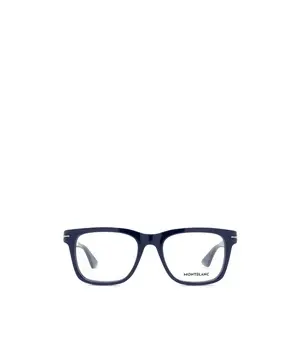 Mont Blanc Blue Square Eyeglasses