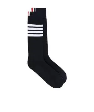 Thom Browne 4-bar Stripe Crew Socks - Black
