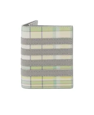 Thom Browne Checked Bi-fold Wallet - Gray