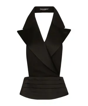 Dolce & Gabbana Double-breasted Satin Vest