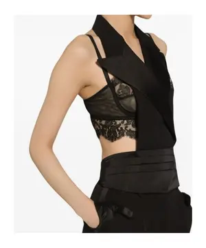 Dolce & Gabbana Double-breasted Satin Vest