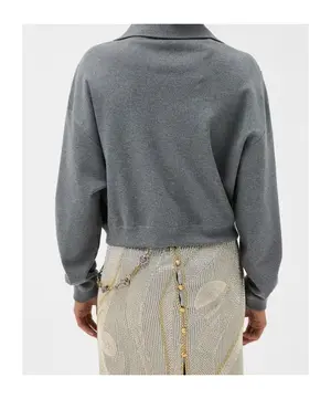 Versace Patchwork Zipped Sweatshirt