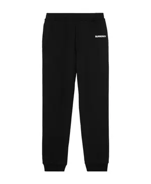 Burberry Logo Printed Track Pants - Black