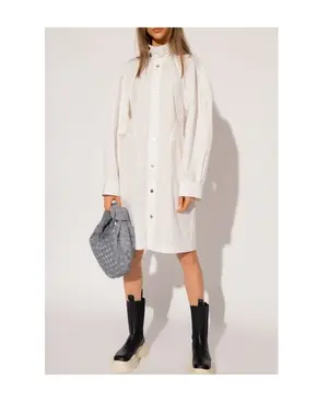 Bottega Veneta Long Sleeve Shirt Dress
