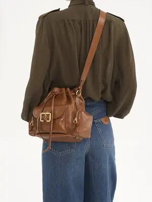 Chloé Camera Bucket Bag - Clay Brown