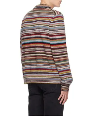 Paul Smith Signature Stripe V-neck Cardigan - Multicolor