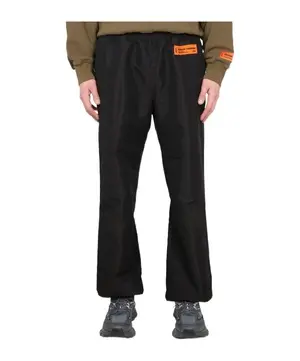 Heron Preston Wide Leg Pants With Logo Detail
