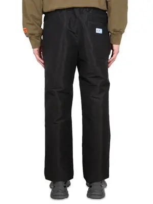 Heron Preston Wide Leg Pants With Logo Detail