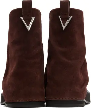 Attico The Mini Robin Combat Boots - Brown