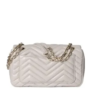 Gucci Gg Marmont Medium Shoulder Bag - Light Grey