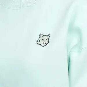 Maison Kitsuné Bold Fox Head Patch Crewneck Sweatshirt