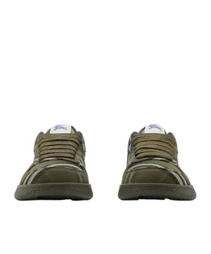 Burberry Checked Lace-up Sneakers - Wilderness