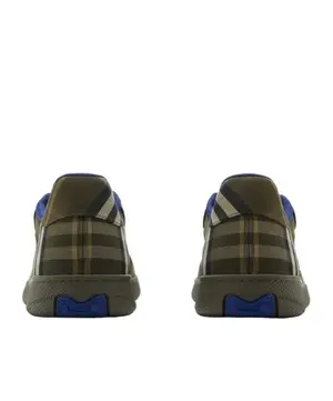 Burberry Checked Lace-up Sneakers - Wilderness