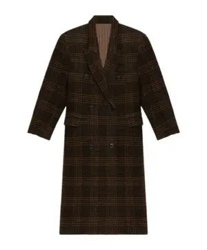 Isabel Marant Étoile Double-breasted Long Coat - Black