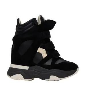 Isabel Marant Étoile Lace-up High-top Sneakers - Black