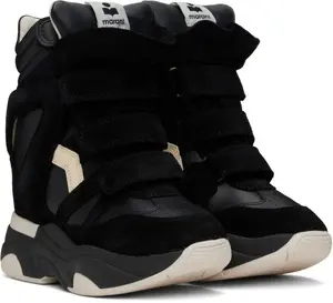 Isabel Marant Étoile Lace-up High-top Sneakers - Black