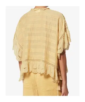 Isabel Marant Étoile Floral Lace Kaftan Top