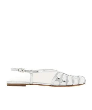 FERRAGAMO Caged Sandals - Silver