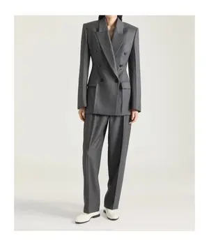 Givenchy Double Pleated Wool Trousers